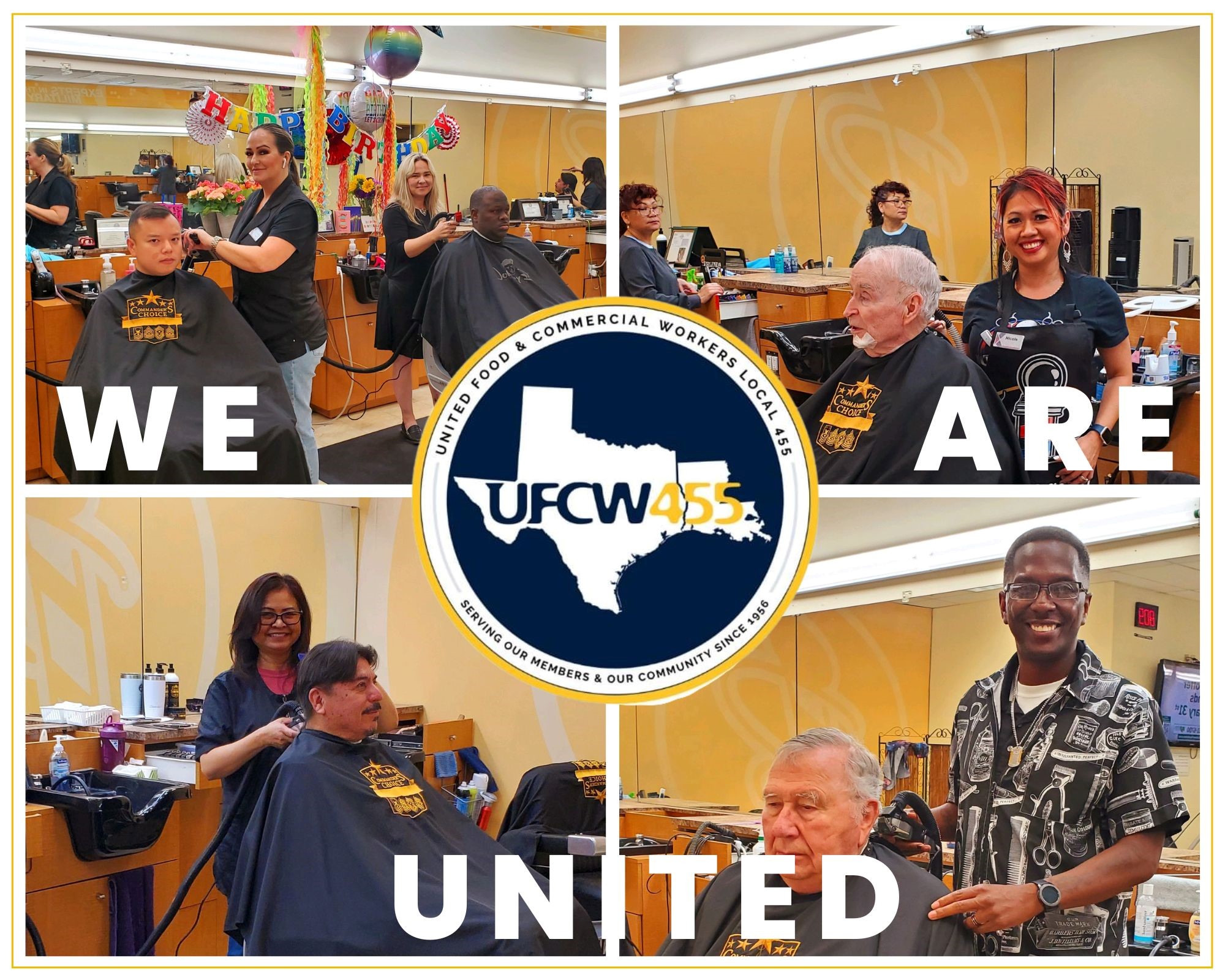 Ft. Sam and Lackand AFB Barbers & Beauticians Ratify New Contract | UFCW455